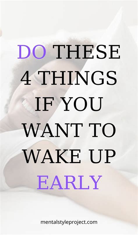 How To Wake Up Early And Not Feel Tired 4 Easy Steps Artofit