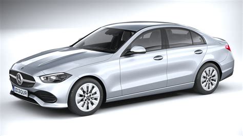 Mercedes Benz C Class Estate 2022 3d Model 159 3ds Fbx C4d Lwo