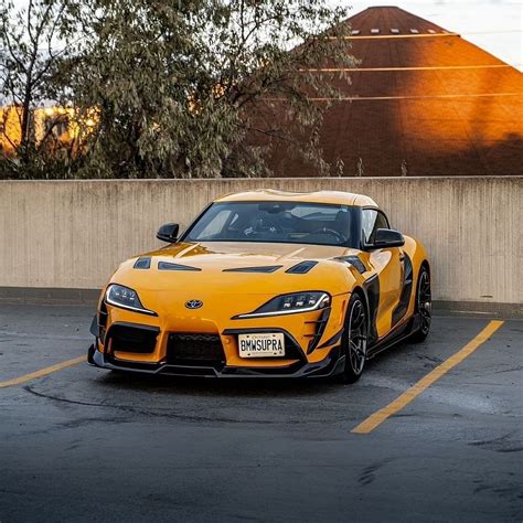 Toyota Gr Supra Gets Aggressive New Look With Carbon Fiber Body Kit