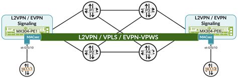 Macsec And L2pt Over Non Point To Point Networks In Junos