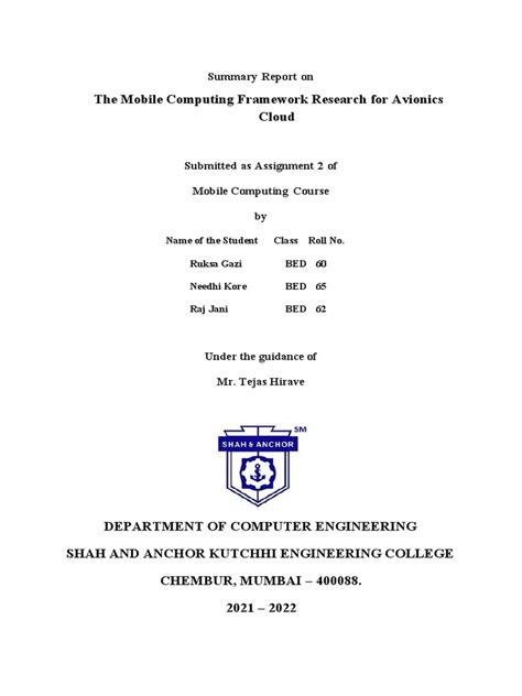 sample assignment pdf cloud computing computing