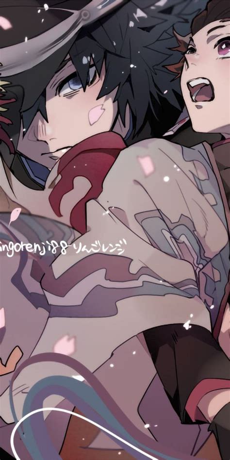 Mobile Wallpaper Anime Nezuko Kamado Demon Slayer Kimetsu No Yaiba