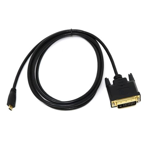 Micro Hdmi To Dvi D Cable For Raspberry Pi 4 The Pi Hut