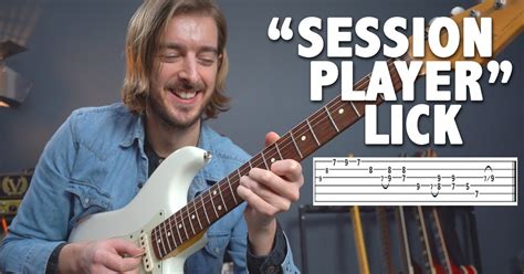 Learn The Coolest Guitar Lickthe Session Player Lick Andy Guitar