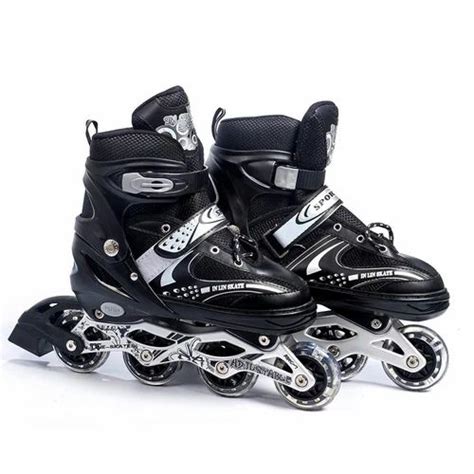 Polyurethane Powerslide Inline Skating Shoe Black 4 Wheels At Rs 600pair In Surat