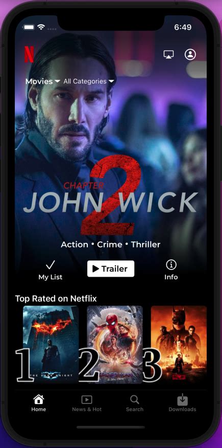 Netflix Clone Application Ios Based