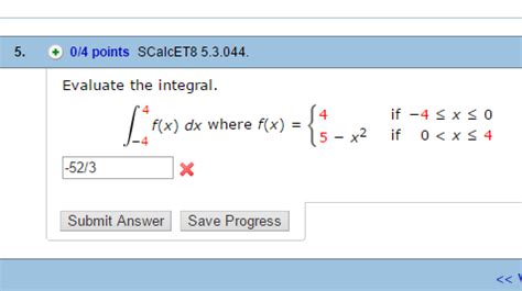 Solved Evaluate The Integral Integral F X Dx Where Chegg