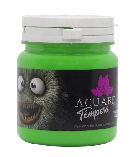 Temperas Acuarel Fluo x250 gr ESTELA MONTENEGRO LIBRERÍAS MAYORISTAS