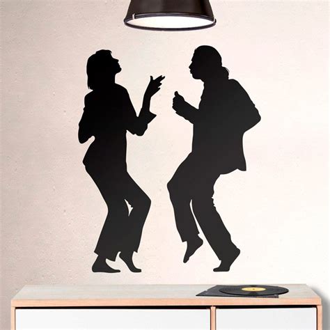 Vinilo De Cine Baile Pulp Fiction Mia Y Vincent Teleadhesivo