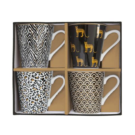 Easy Life Set 4 Mugs 300 Ml SAVANA Easylife Boutique