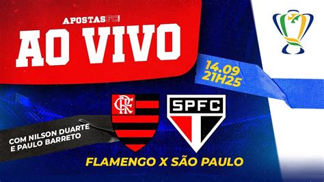 FLAMENGO X SÃO PAULO AO VIVO SEMIFINAL DA COPA DO BRASIL