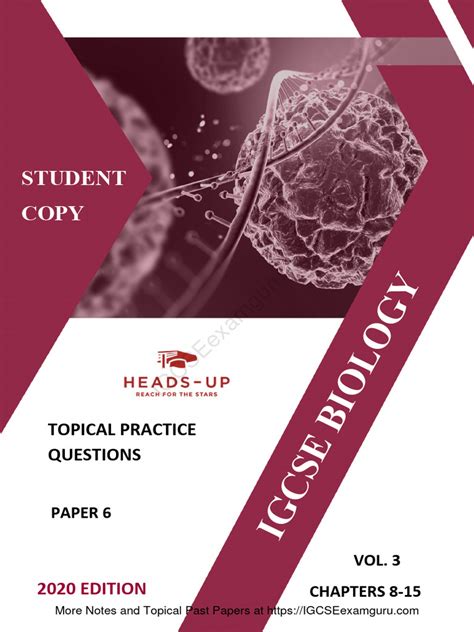 Igcse Topical Past Papers Biology P6 C8 C15 Pdf Biology Medical