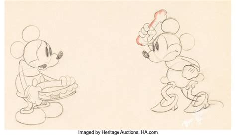 Mickey And Minnie Mouse In Love Drawing Minnie Mouse Mickey Mouse Love