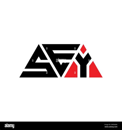 Sey Triangle Letter Logo Design With Triangle Shape Sey Triangle Logo Design Monogram Sey