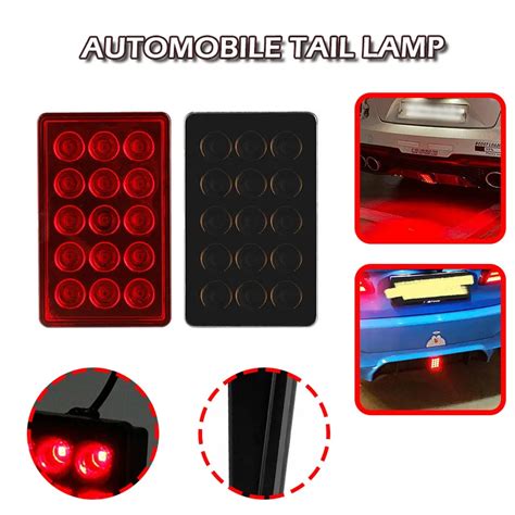 Dc12v F1 스트로브 플래시 Led 브레이크 라이트 Ip68 방수 자동차 후면 정지 테일 경고 램프 슈퍼 브라이트 자동차 Led 라이트 Aliexpress