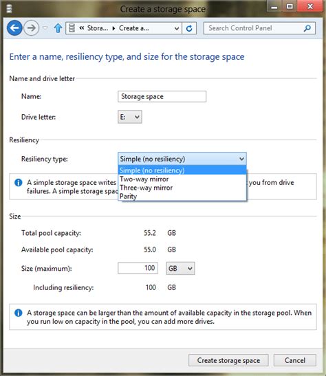 How To Create Storage Spaces In Windows 8 Step By Step Pureinfotech