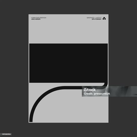 헬베티카 타이포그래피 미학과 기하학적 형태로 만든 스위스 포스터 디자인 그래픽 0명에 대한 스톡 벡터 아트 및 기타 이미지 0명 Brutalism 거친 Istock