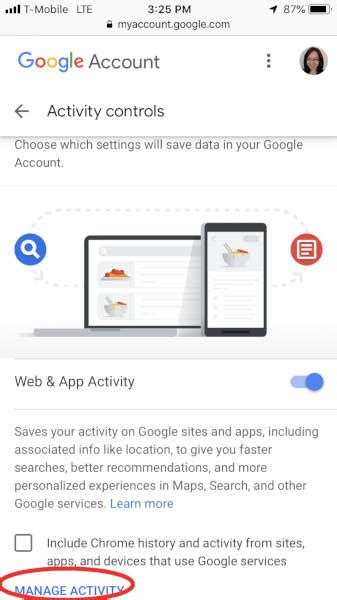 How To Automatically Delete Googles Web App Activity Data The