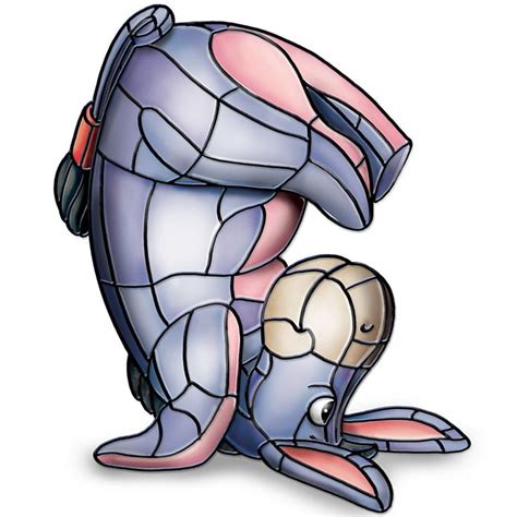 Disney Eeyore Some Days Look Better Upside Down Lamp By The Bradford