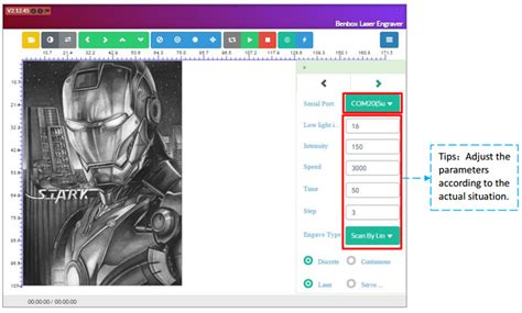 laser engraver software update for xy plotter v2 0andv2 02——benbox 2 12