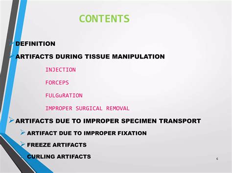 Artifacts In Tissue Processing Pptx