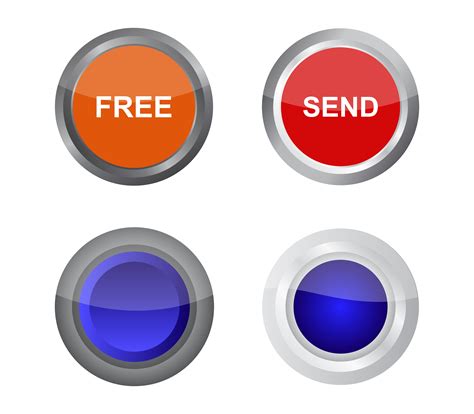 Orange Red Blue Web Button Set 834071 Vector Art At Vecteezy