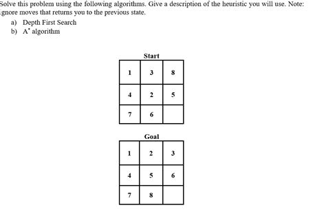 Solved Olve This Problem Using The Following Algorithms