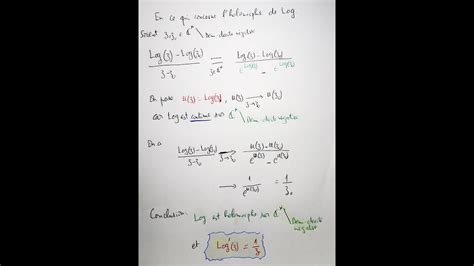 Logarithme Complexe Youtube