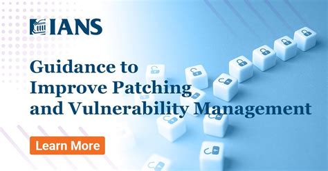 Cybersecurity Infosec Vulnerabilities Patching Ians