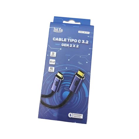 Cable USB Thunderbolt Gen X Tipo C Mallado