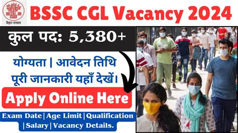 BSSC CGL Vacancy 2024 BSSC CGL Notification Out For 5380 Posts Apply