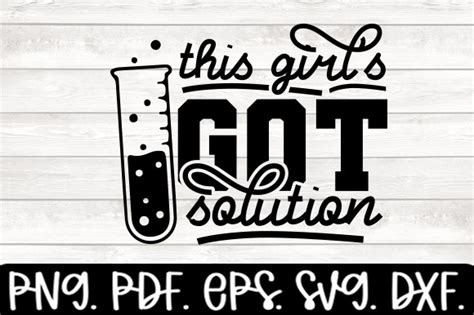 This Girls Got Solution Science School Graphic By Craft King