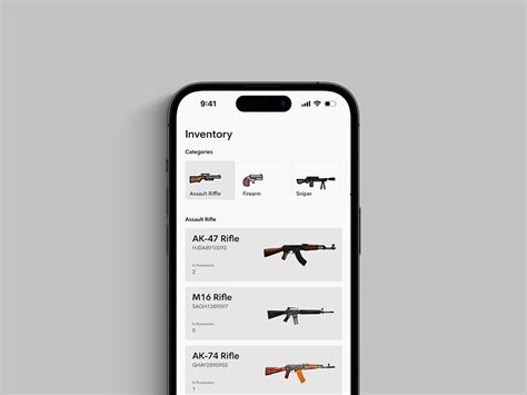 Inventory App Designs Themes Templates And Downloadable Graphic