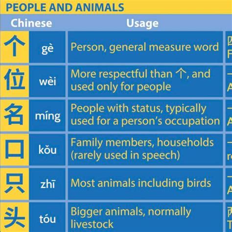Chinese Measure Words With Audio A Guide Flexi Classes