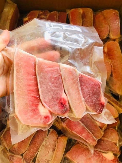 🐟鮮貨到🐟 🐟厚切黃鰭鮪魚腹肉條 蚵博士 鮮蚵牡犡生蠔白蝦鳳螺軟絲烏魚子