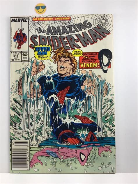 The Amazing Spider Man 315 1989 Key 2nd App Venom 1st Partial Cover