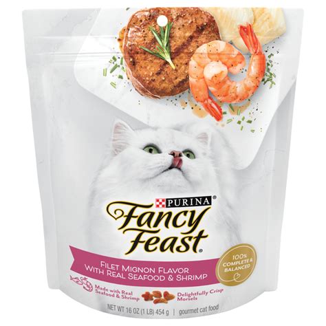 Save On Fancy Feast Filet Mignon With Seafood And Shrimp Gourmet Adult