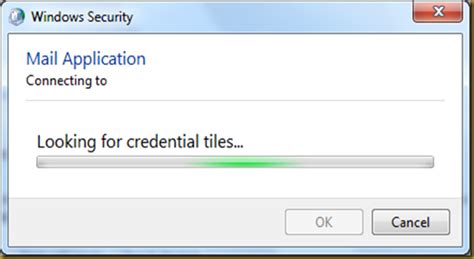 Looking For Credential Tiles Credentials Microsoft Outlook Solving