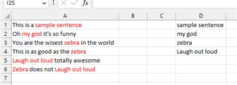 Excel Identify The Words If Its Matches Highlight The Value Vba Stack Overflow
