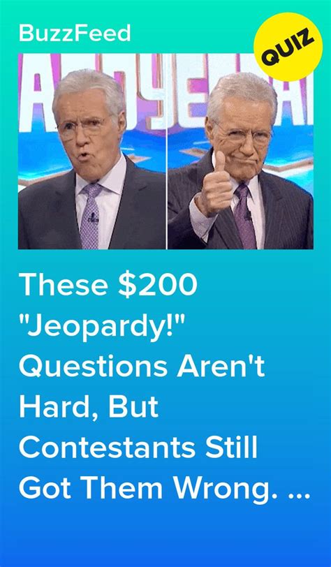 No Jeopardy Contestant Could Correctly Answer These 200 Questions No Jeopardy Contestant Could Correctly Answer These 200 Questions
