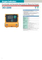 Gas detector - XO-2200 - New Cosmos - oxygen / diffusion / personal