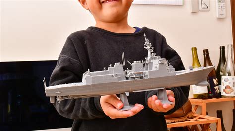 唯一無二のファンタスティックな建造体験！！1日で組めるどでかい艦船プラモ「1450 海上自衛隊 イージス護衛艦 あたご」 Nippper