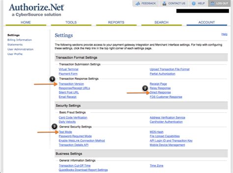 How To Setup Authorize Net