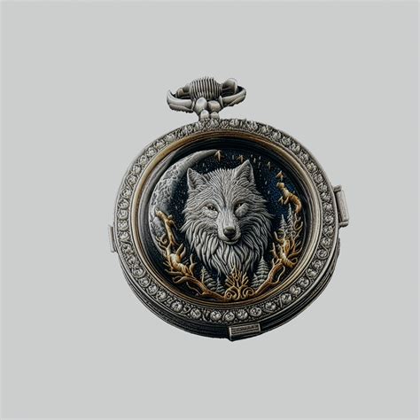 3d File Wolf Medallion 🐺・3d Printer Design To Download・cults