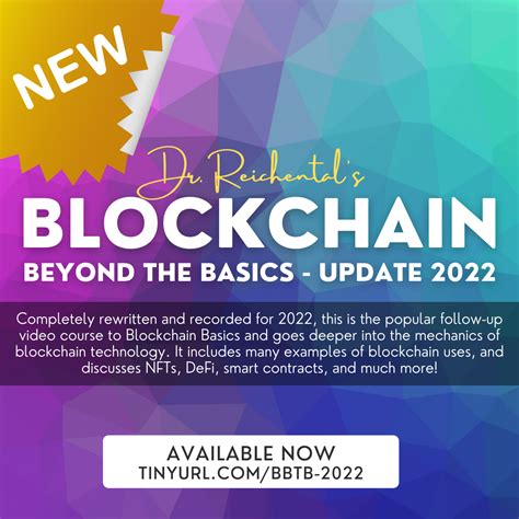 New Blockchain Beyond The Basics Jonathan Reichental Phd