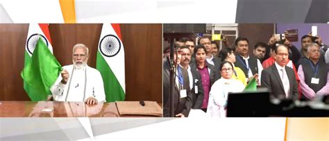 New Delhi Prime Minister Narendra Modi Flags Off Vande Bharat Express
