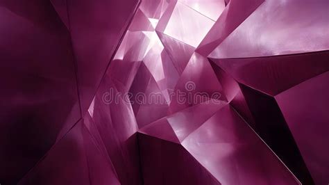 Abstract Background Illustration Purple Geometric Shapes Light Shadow And Texture Stock