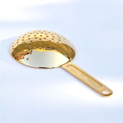 24k Gold Plated Julep Strainer Designed By Umami Mart