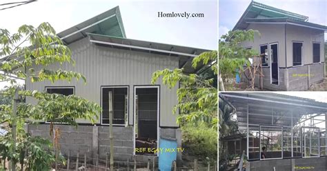 Cladding Small House Design With Only 105k ~ Housedesigns