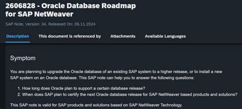 kuen sang lam on linkedin oracle database roadmap for sap netweaver